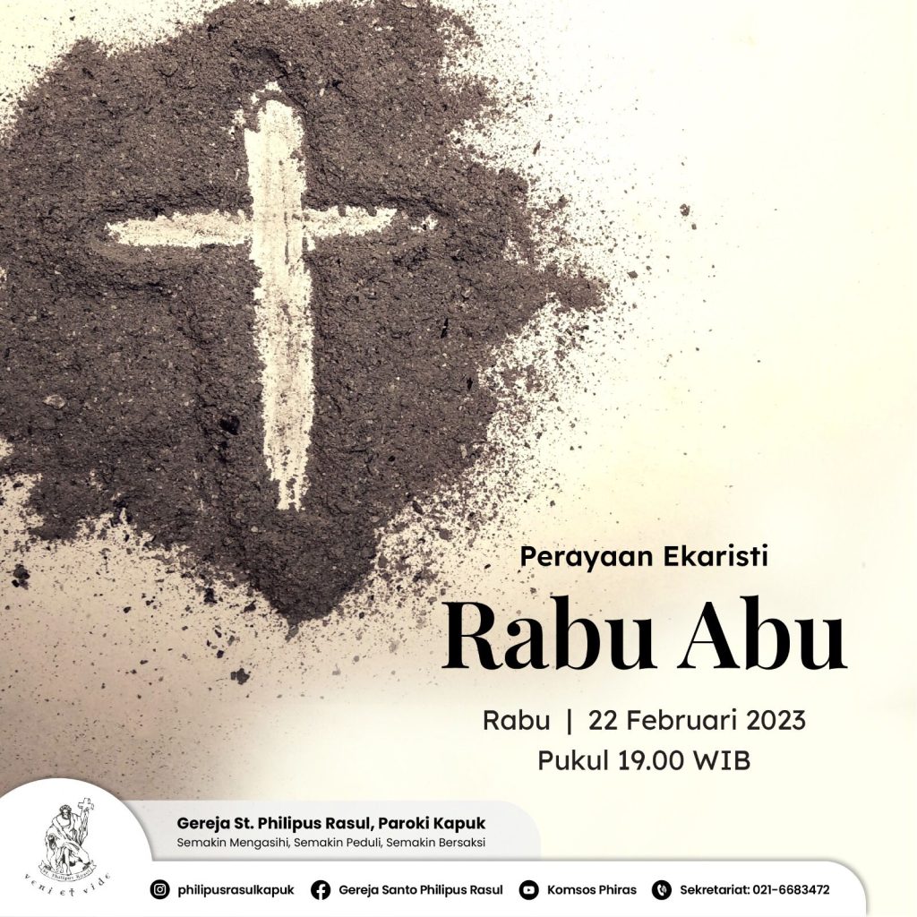 Jadwal Ibadah Rabu Abu, 22 Februari 2023 di Semua Paroki KAJ ...