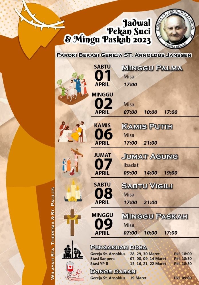 JADWAL PEKAN SUCI – TRI HARI SUCI 2023 SELURUH PAROKI DI KEUSKUPAN AGUNG JAKARTA | Keuskupan ...