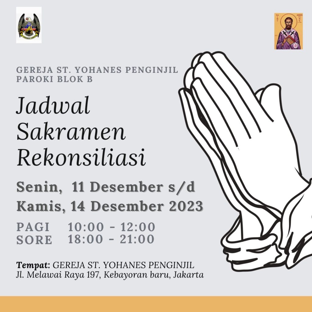 Jadwal Pengakuan Dosa, Misa Natal 2023 dan Misa Tahun Baru 2023 di ...