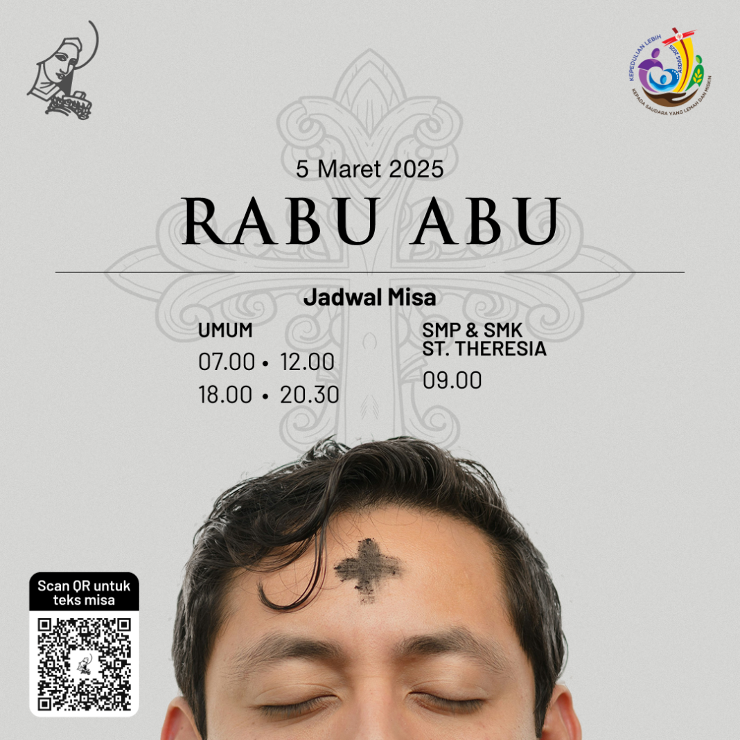 JADWAL IBADAH RABU ABU 2025 DI SEMUA PAROKI KEUSKUPAN AGUNG JAKARTA | Keuskupan Agung Jakarta