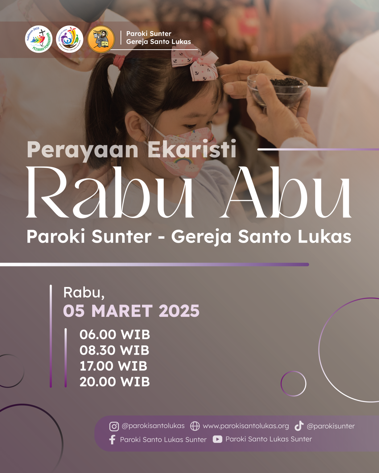 JADWAL IBADAH RABU ABU 2025 DI SEMUA PAROKI KEUSKUPAN AGUNG JAKARTA | Keuskupan Agung Jakarta